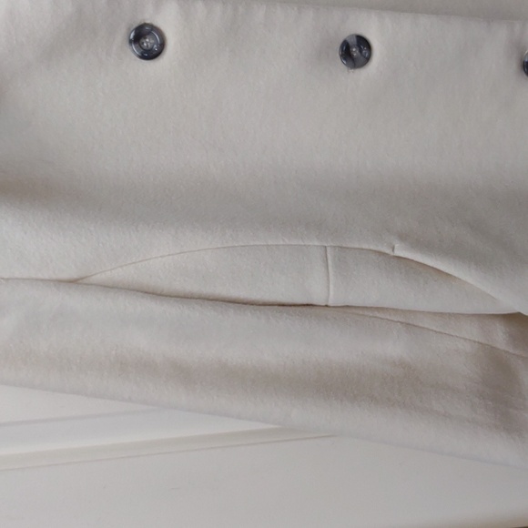 Chadwicks | Jackets & Coats | Chadwicks White Wool Blend Coat Fully ...